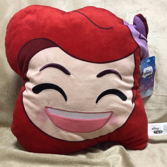 Disney | Other | Disney Emoji Ariel Plush Pillow | Poshmark